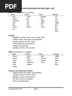 Baby Class Term One Exam 2018 | PDF