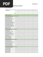 Trolley Maintenance Check Sheet | PDF