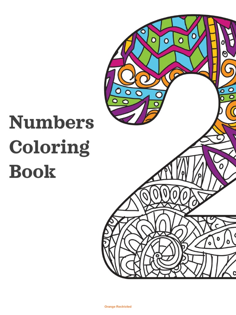 Orange Restricted Coloring Book | PDF