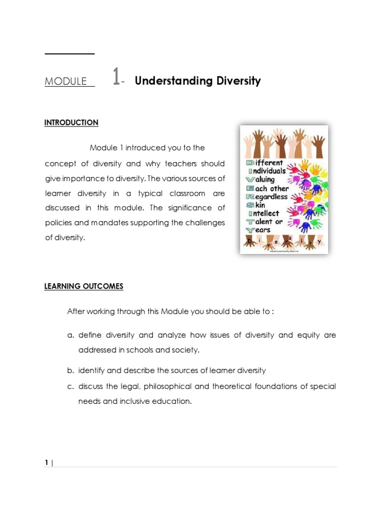 Special Ed. Module 1-5 | PDF | Inclusion (Education) | Special Education