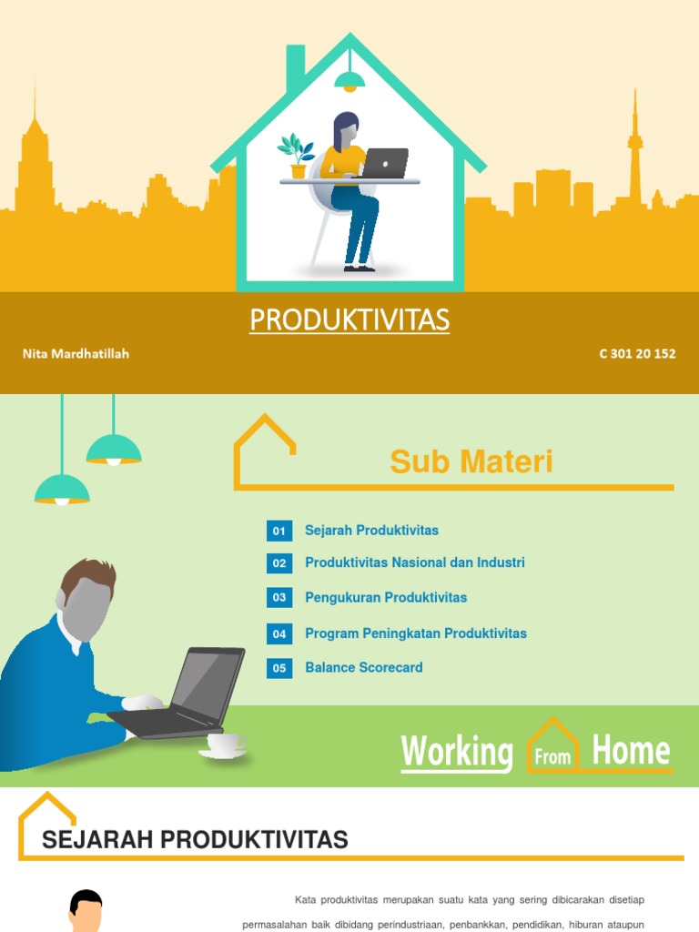 PRODUKTIVITAS Nita Mardhatillah - C30120152 | PDF