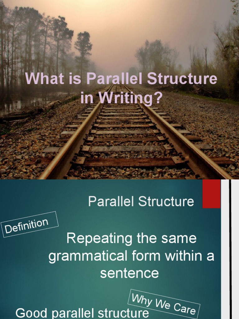 Parallelism in Thesis Statements - ENGL 202 - Revised | PDF