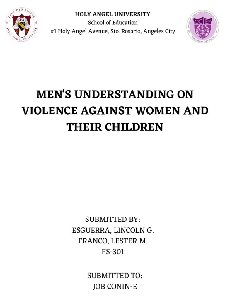 VAWC Term Paper | PDF