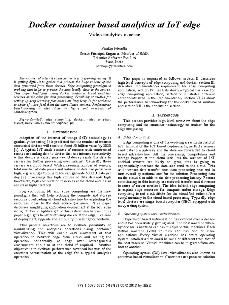 Docker Edge | PDF | Art | Computers