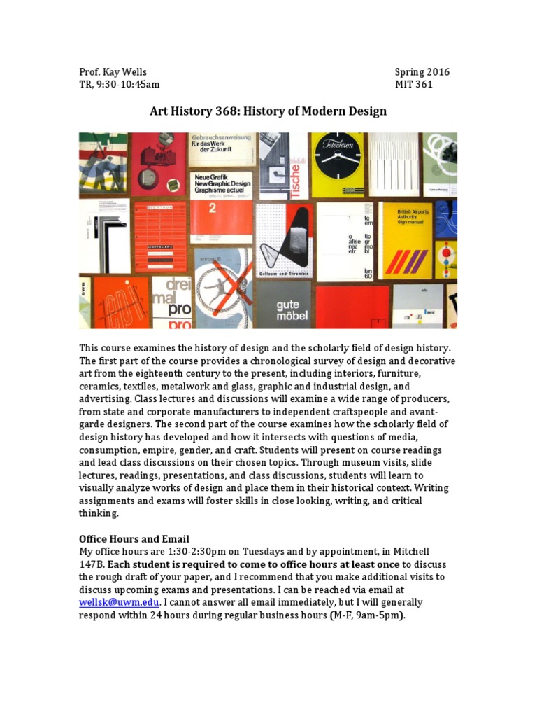 History of Modern Design | PDF | Consumerism | Lecture