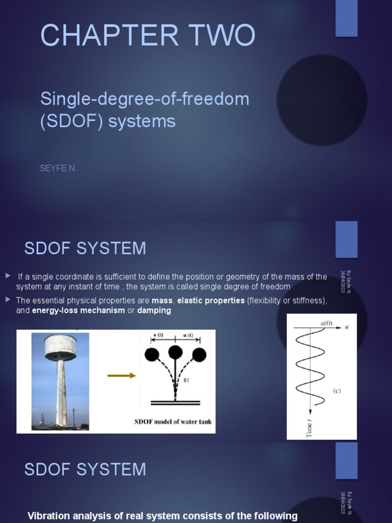 Chapter 2 Sdof | PDF | Force | Stiffness