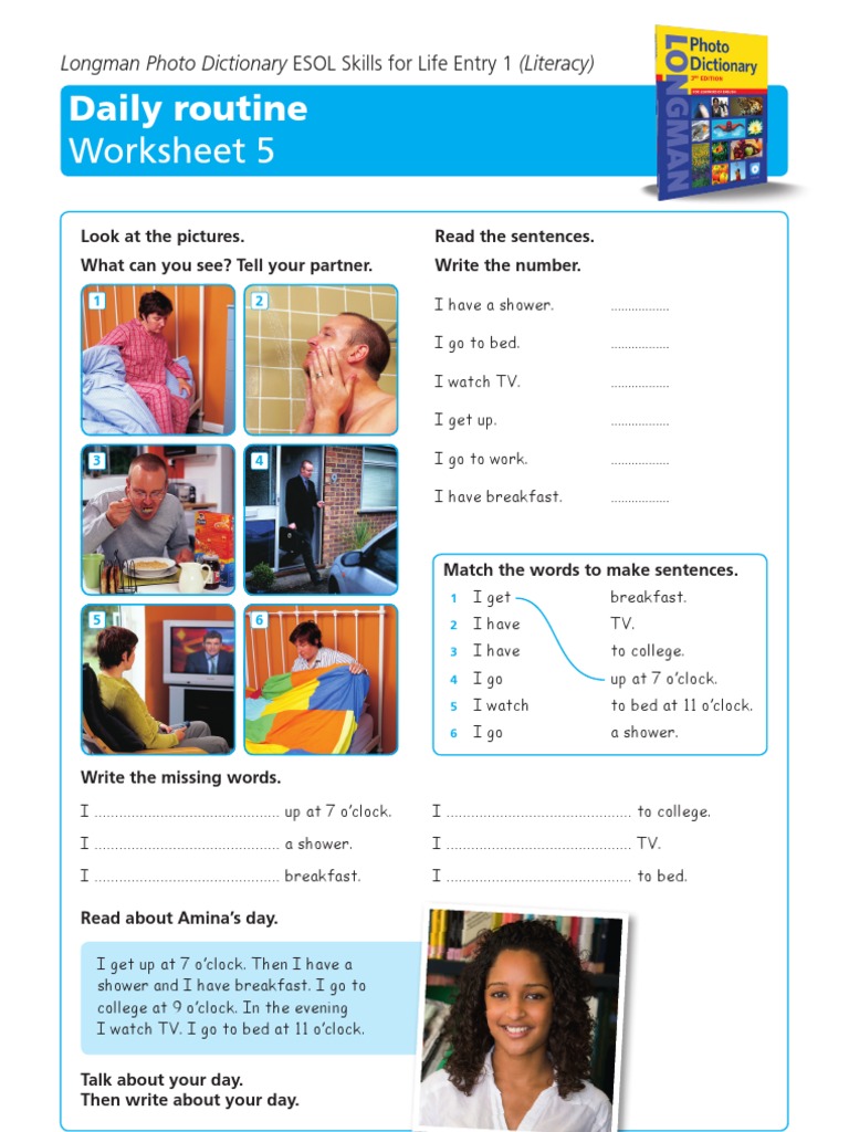 Daily Routines (Pearson) | PDF | Self-Improvement