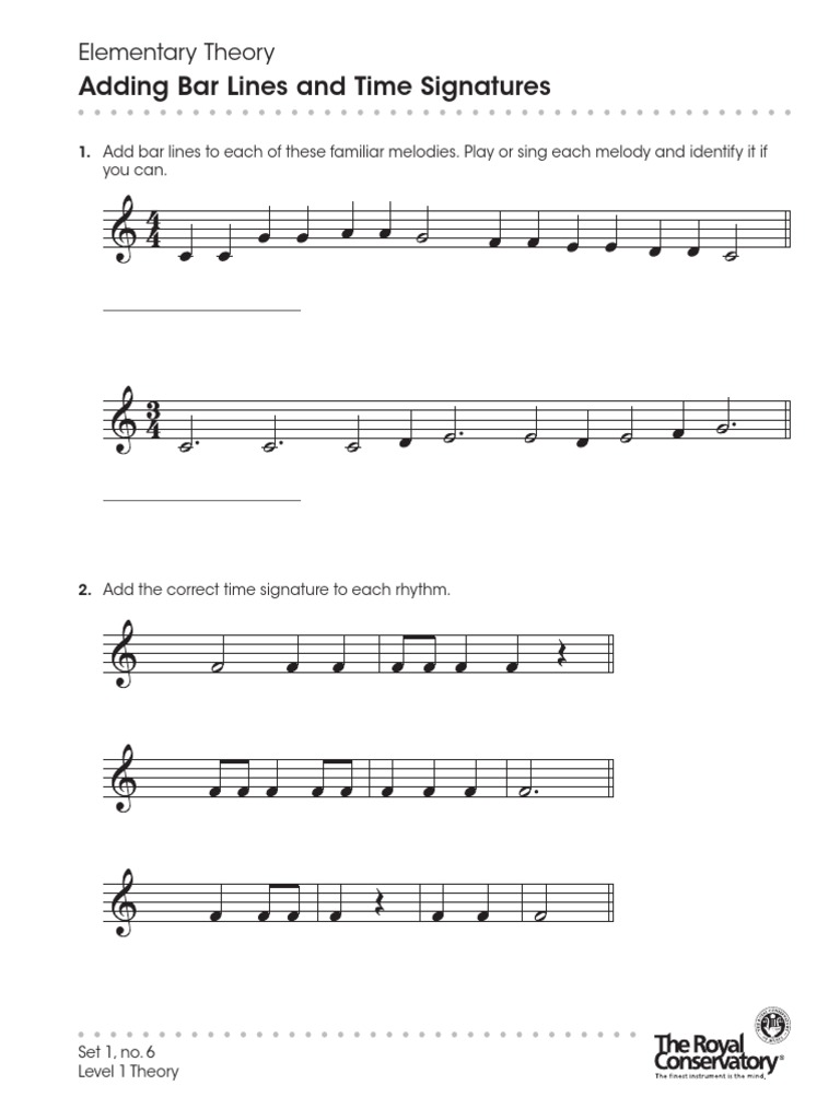 Worksheets Level 1 - 8 | PDF | Scale (Music) | Minor Scale