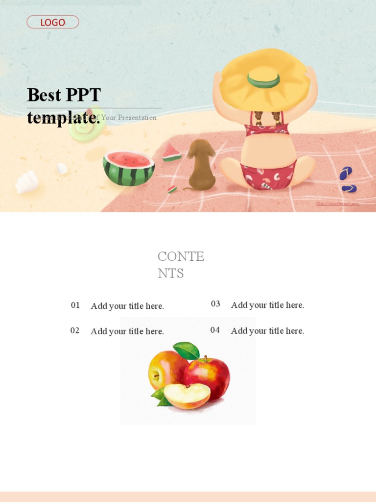 Hello Summer Theme PowerPoint Templates | PDF | Tullii