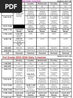 Kids Daily Schedule | PDF