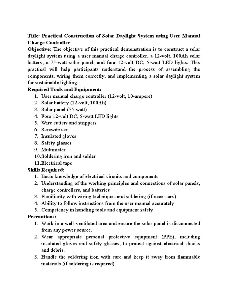 151 | PDF | Solar Panel | Electrical Wiring