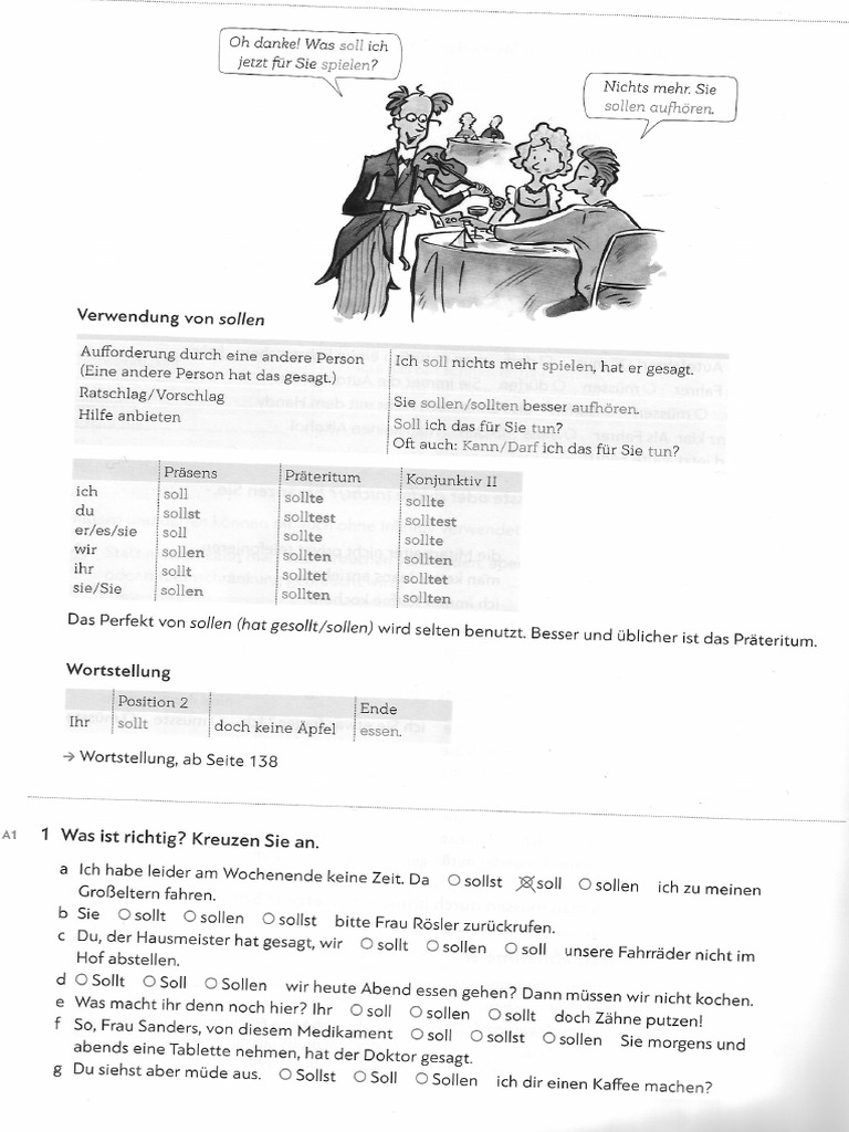 Modalverb Sollen | PDF