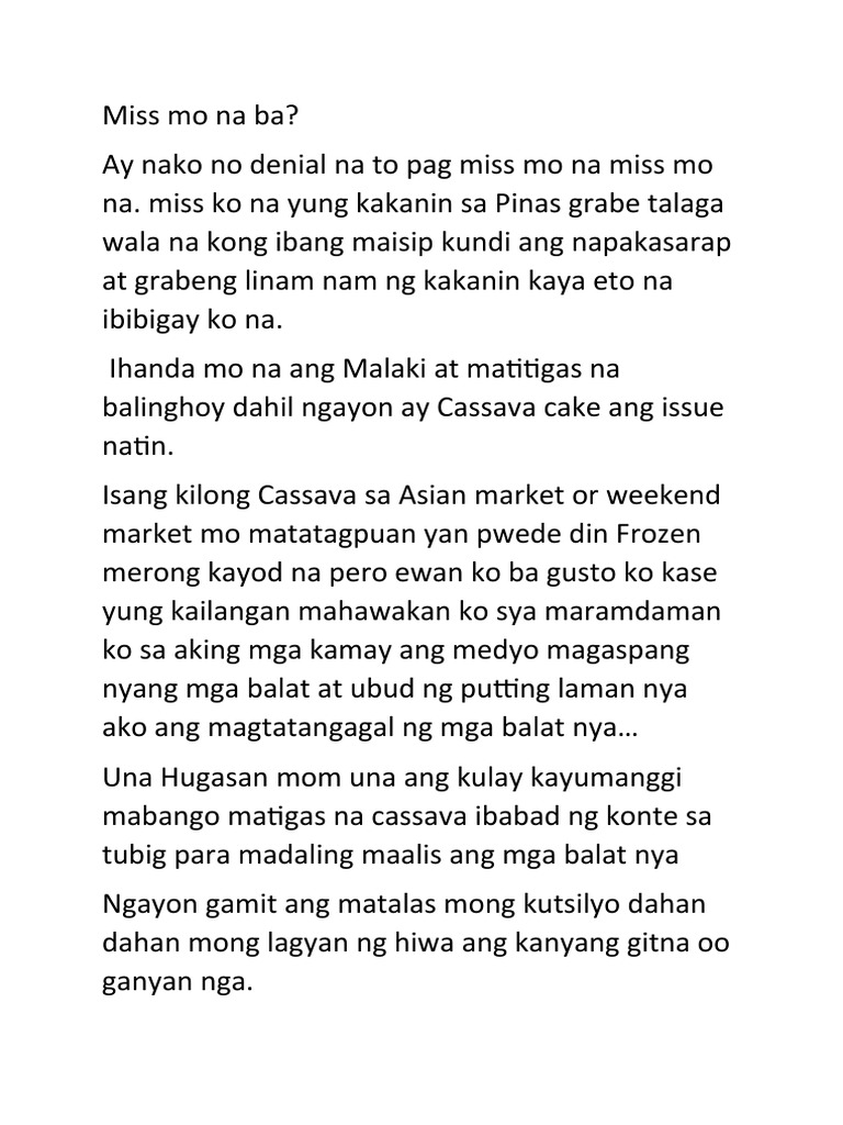 Miss Mo Na Ba | PDF