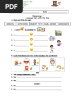 Daily Five Weekly Record 20 Spelling Words | PDF