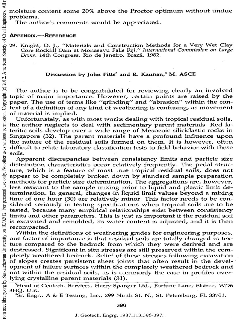 Discussion of Geotechnical Characteristi | PDF | Soil | Physical Sciences Discussion of Geotechnical Characteristi | PDF | Soil | Physical Sciences