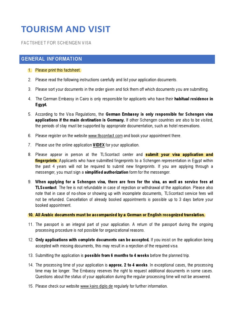 Print Fact Sheet | Download Free PDF | Travel Visa | Passport