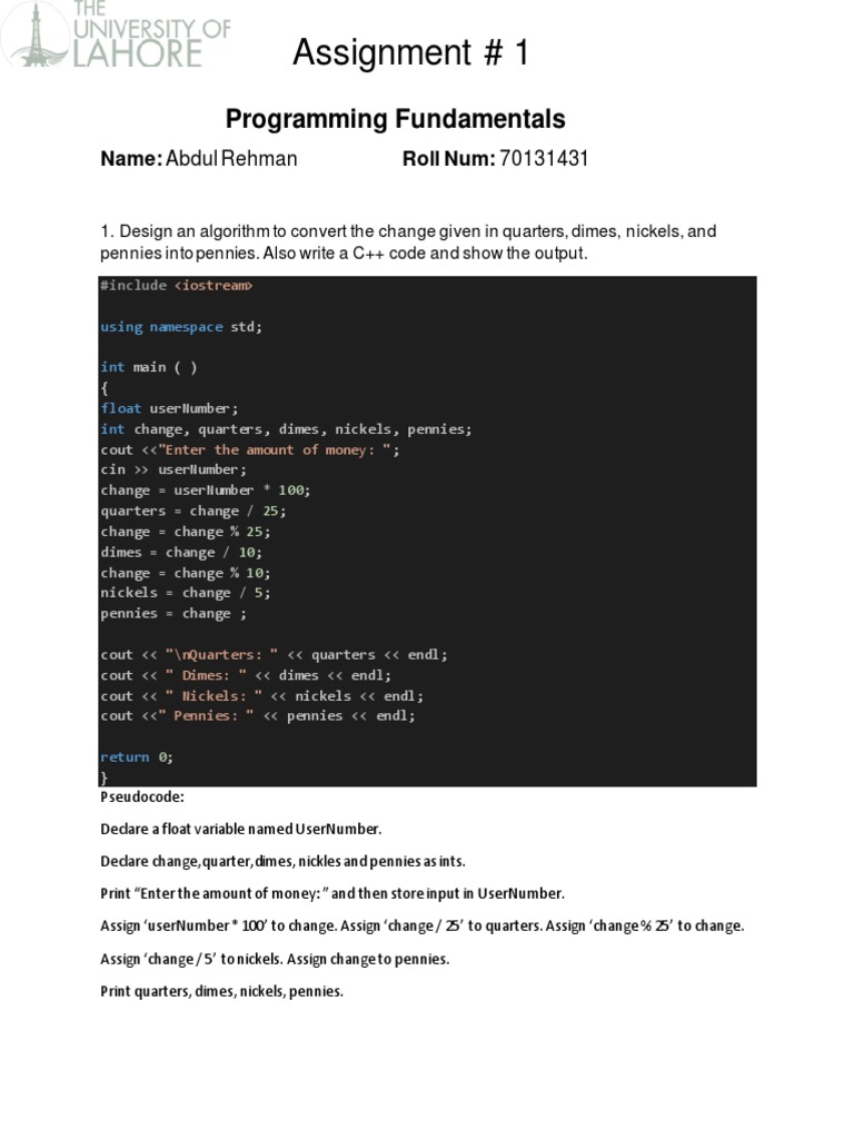 Abdul Rehman PF | PDF | Namespace | Computer Science