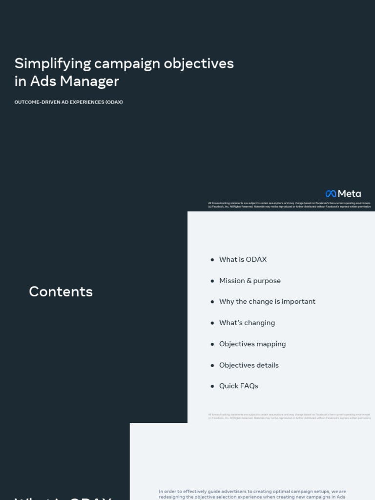 ODAX GTM Slide Deck | PDF | Facebook | Advertising