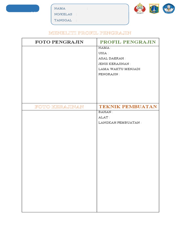 LK.2 Meneliti Profil Pengrajin | PDF