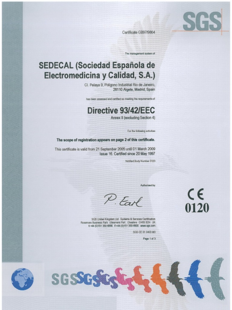 Directiva 93-42-Eec Issue 16 | PDF