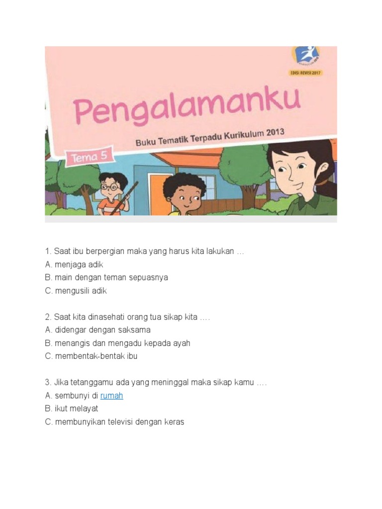5 Langkah Sikap Baik di Rumah | PDF