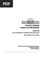 Elgi EG SERIES MANUAL | PDF | Valve | Electric Motor