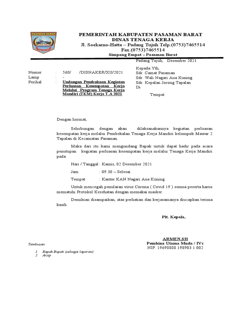 Surat Masuk Pdf