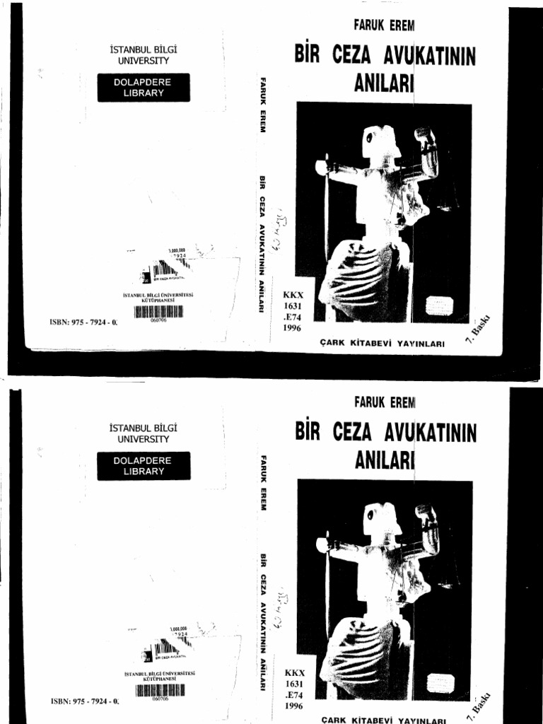 Bir Ceza Avukatının Anıları-Faruk Ekem | PDF Bir Ceza Avukatının Anıları-Faruk Ekem | PDF