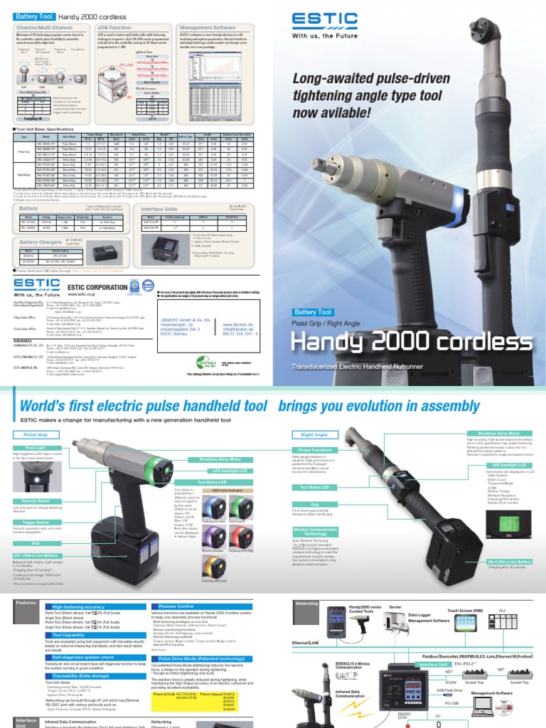 LT Handy2000Cordless en | PDF | Computer Network | Screw