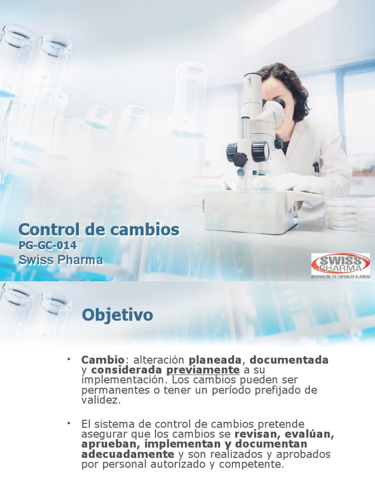 Control de Cambios | PDF