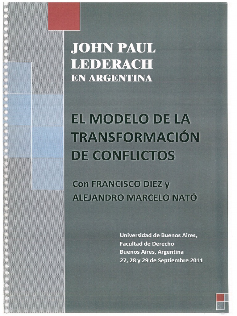 Modelo Transformativo Lederach | PDF