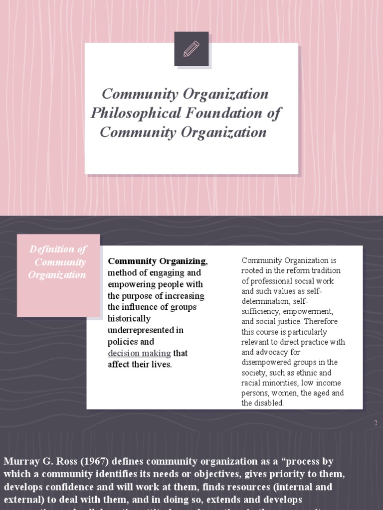 Community Organization | PDF | Empowerment