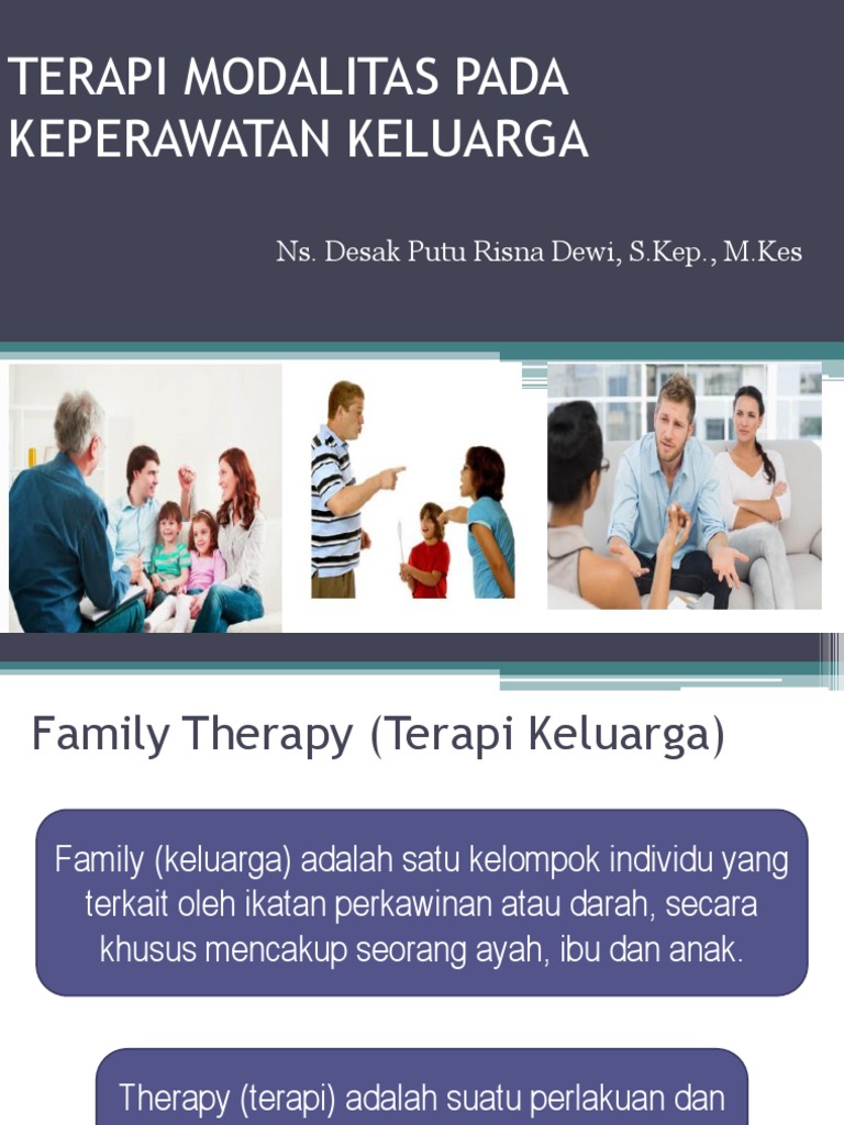 Terapi Modalitas Pada Keperawatan Keluarga | PDF | Pengembangan Diri
