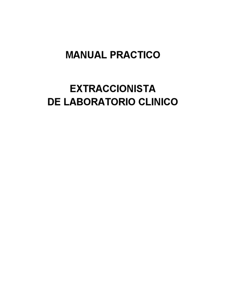 Manual Practico | PDF | Sangre | Hueso