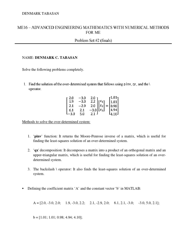 Problemset2 Tabasan Finals Pdf Mathematical Physics Mathematical Analysis