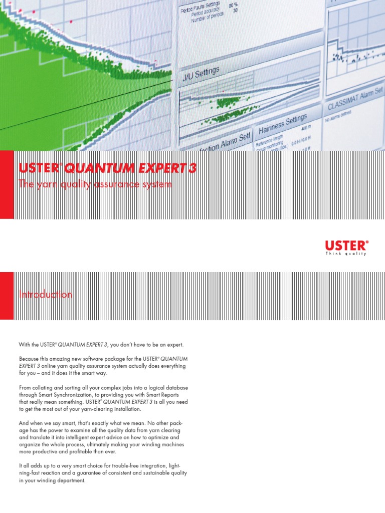 Uster Quantum Expert 3 | PDF | Textiles | Databases