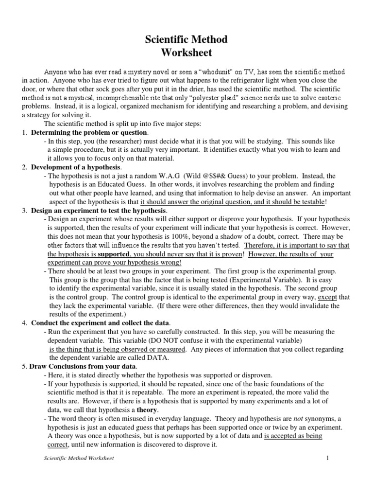 Bio Scientific Method | PDF | Experiment | Gull