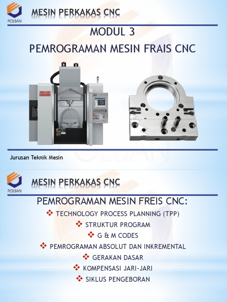 Modul 3 - Pemrograman Mesin Frais CNC | PDF