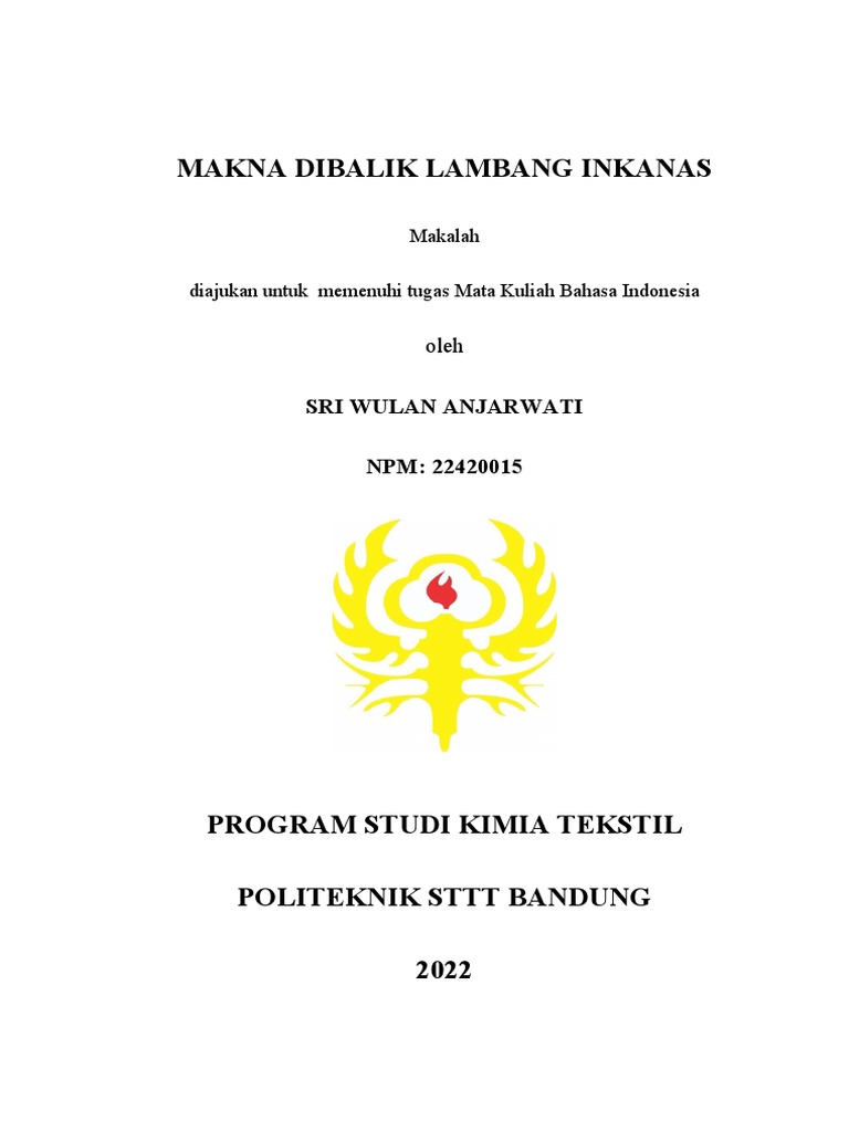 Makna Lambang Inkanas dalam Logo | PDF