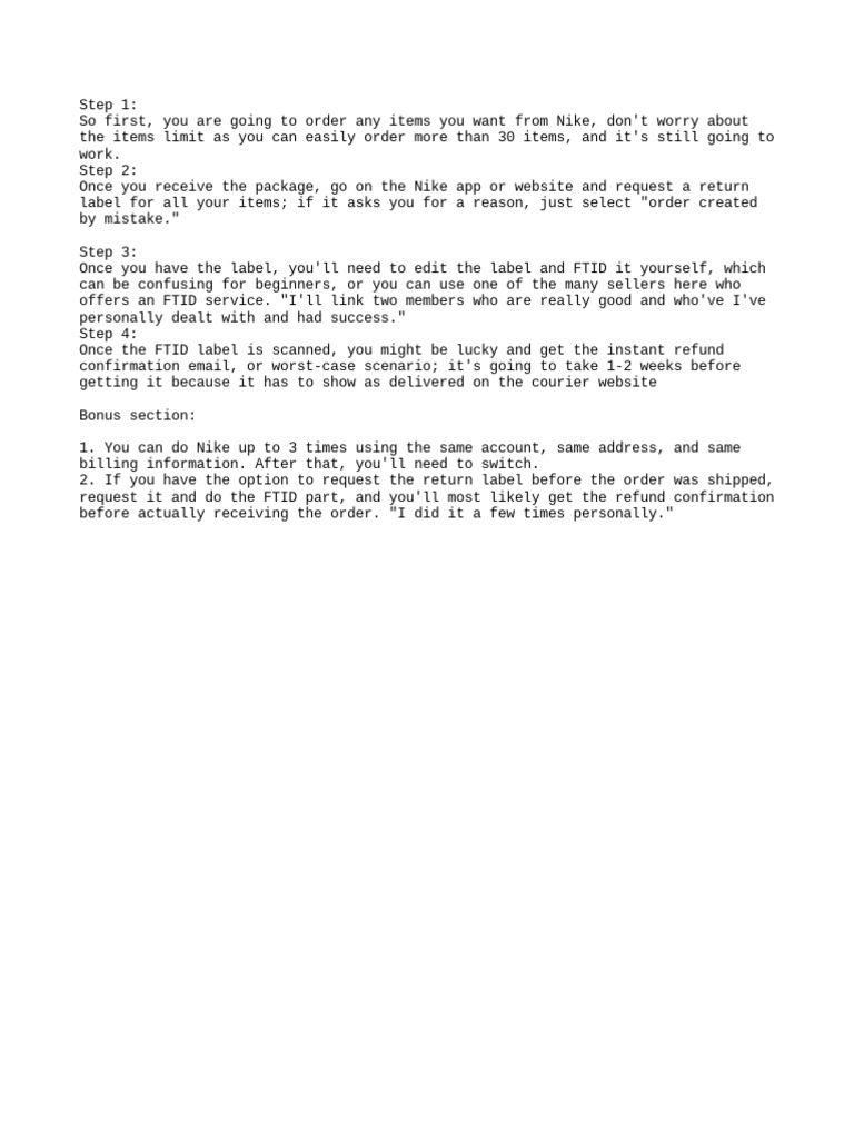 Nike Method | PDF