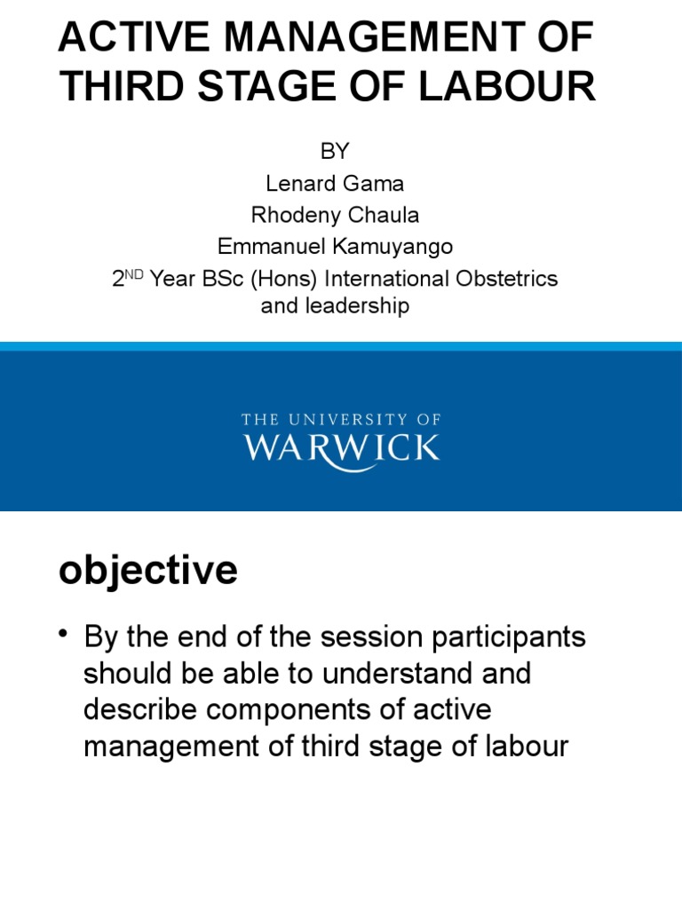 NPC Presentation 4 - Third Stage Management | PDF