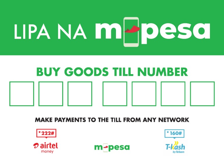 Lipa Na Mpesa Sticker | PDF