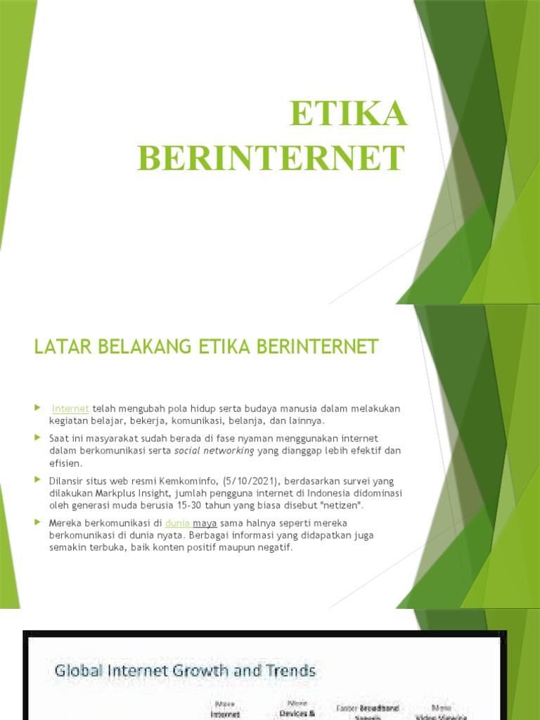 Etika Berinternet | PDF
