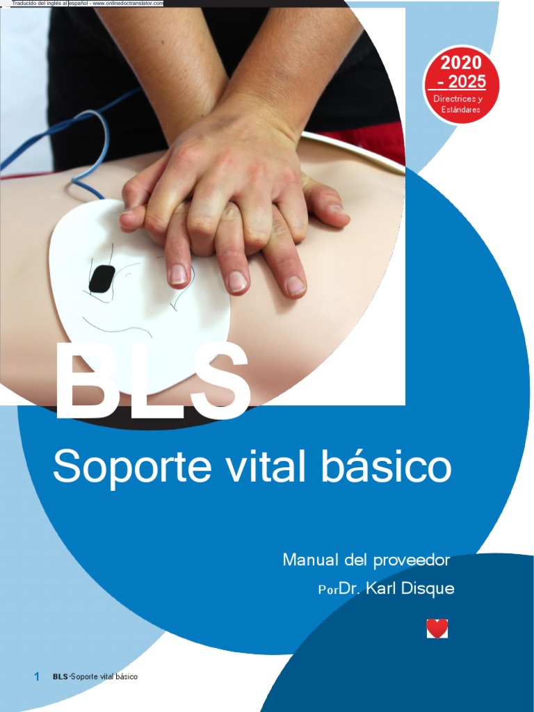 BLS 2022 | PDF | Reanimación cardiopulmonar | Paro cardíaco