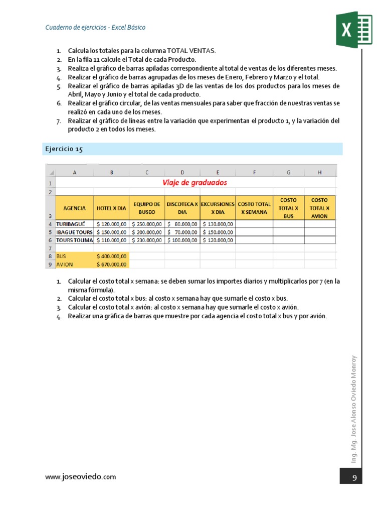 Practica 8 Excel | PDF | Microsoft Excel