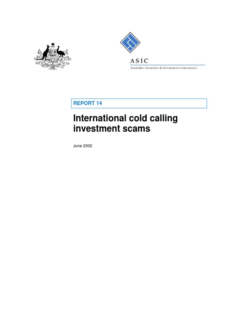 International Cold Calling Report | PDF | Investing | Stocks