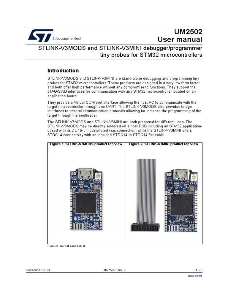STM32 Debugger/Programmer Guide | PDF