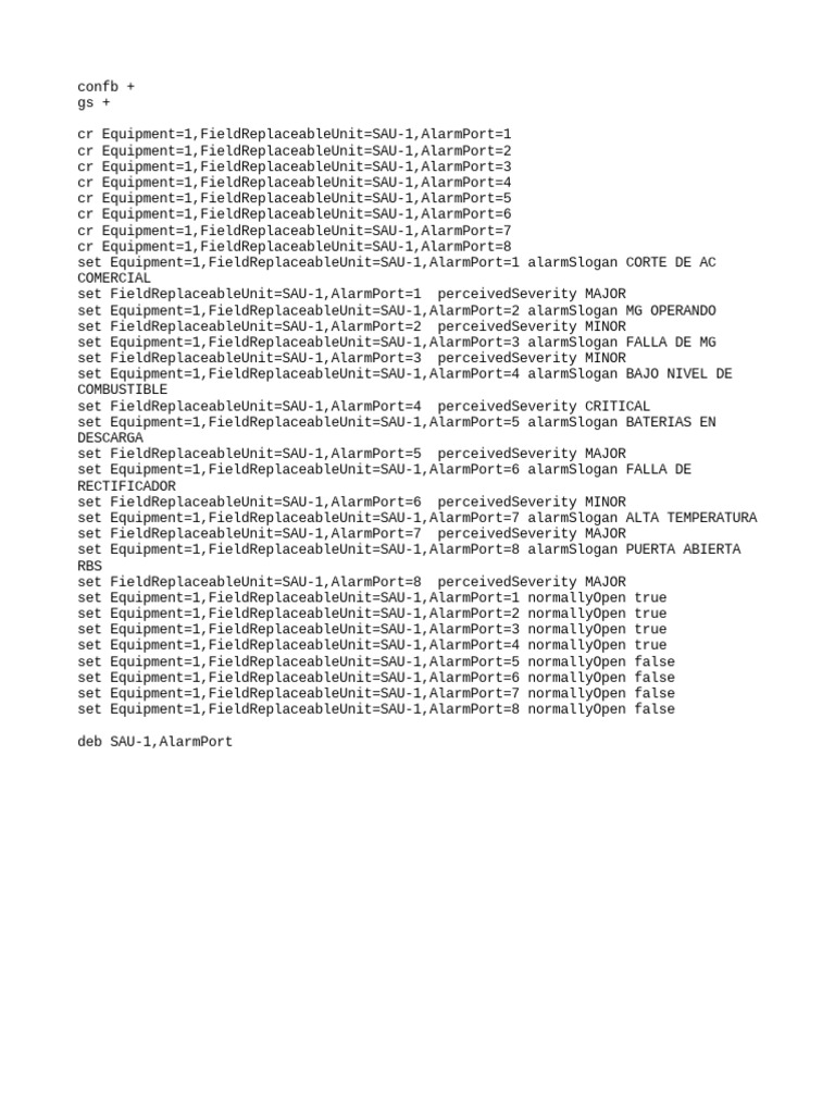 Alarmas Externas BB6630 Con MG - Sau | PDF