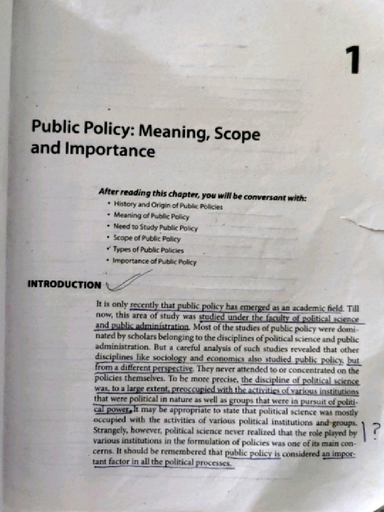 Public Policy Book (2) | PDF