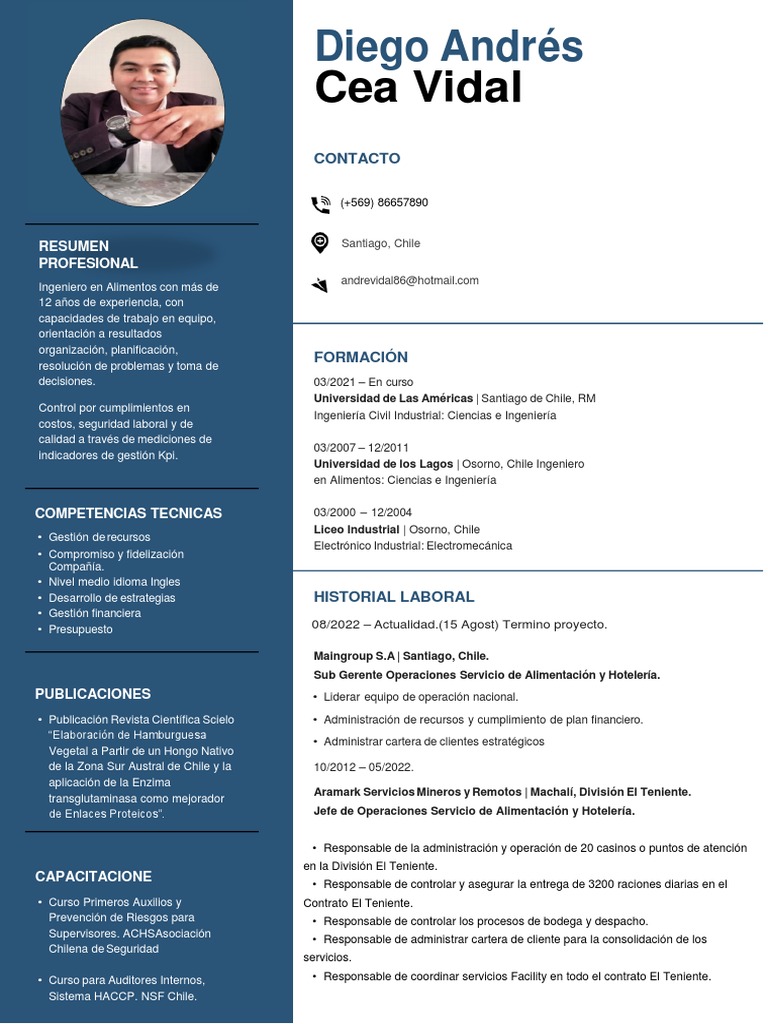 CV Diego Cea Vidal Postulación (10) . | PDF | Calidad (comercial) | Chile